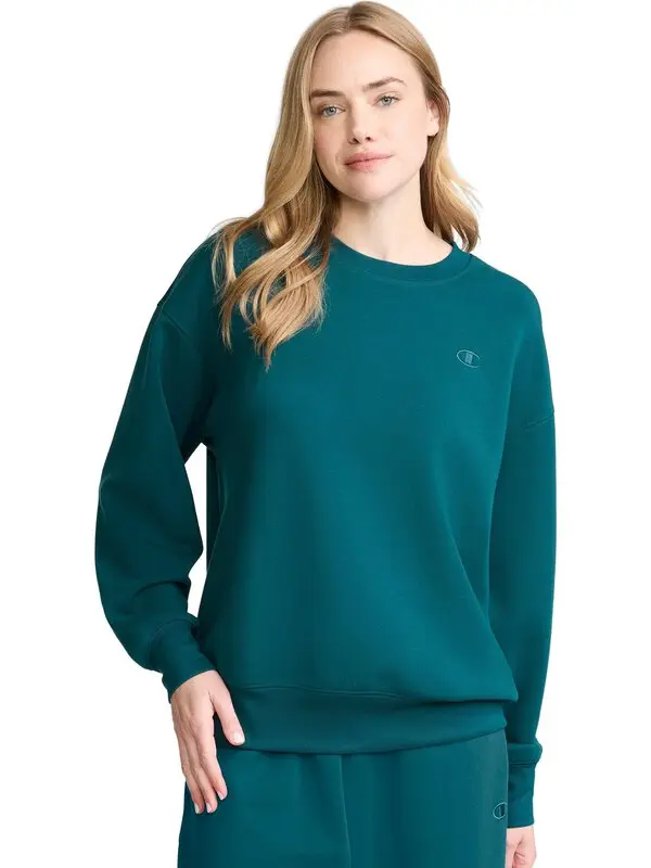 Champion Crewneck Pullover Sweatshirt - Deep Teal