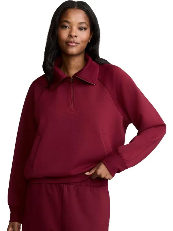 Champion Quarter Zip Pullover - Cabernet