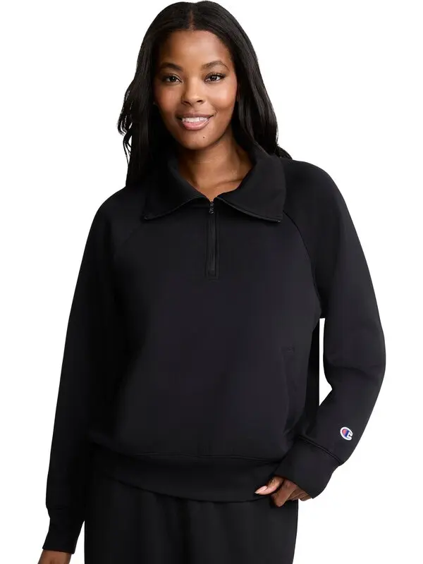 Champion Quarter-zip Pullover - Black