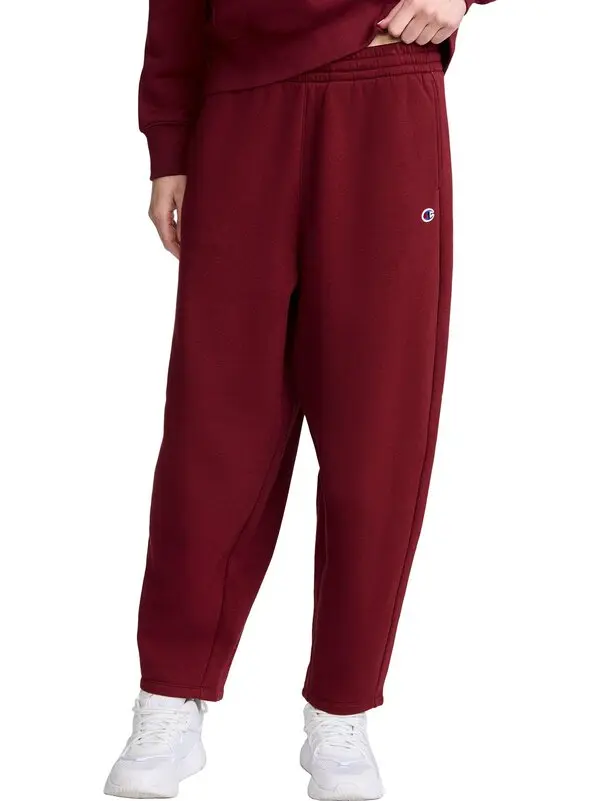 Champion Barrel Leg Fleece Pants - Cabernet