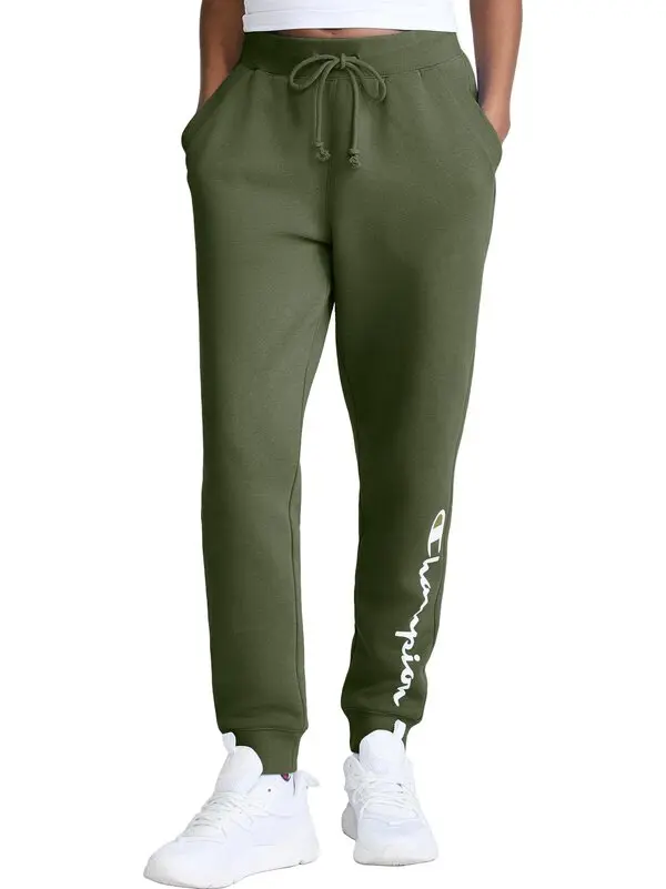 Champion Powerblend Classic Joggers With Script Logo - Chive