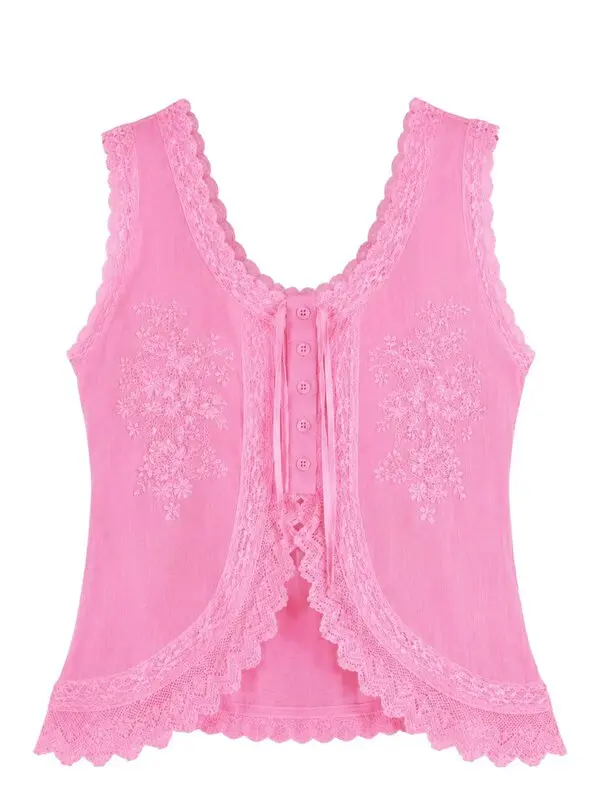 MUCHE & MUCHETTE Cannes Top - Pink