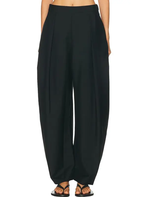 RÓHE Puck Sculptural Tailored Trouser - Black
