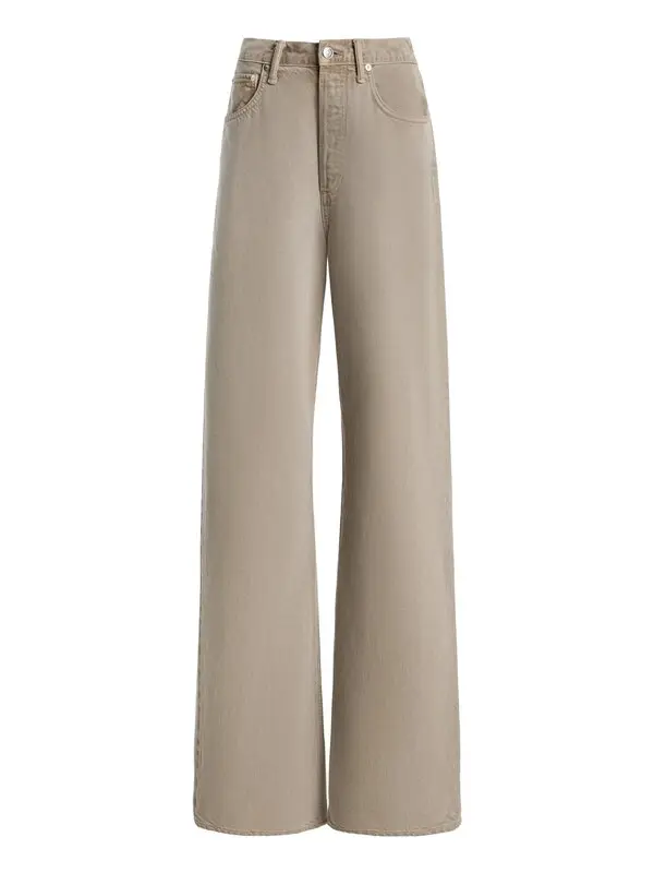 AGOLDE Vintage Rigid Mid-rise Loose Wide-leg Jeans - Brown