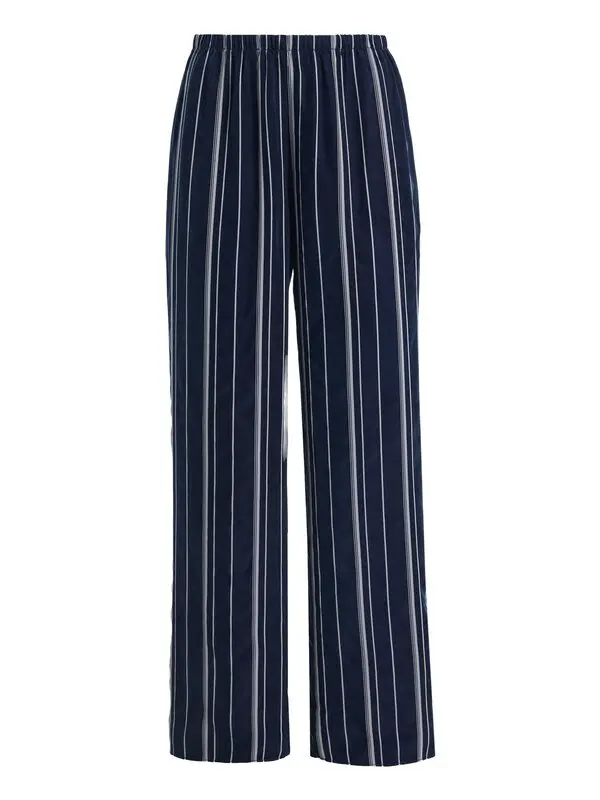 FAVORITE DAUGHTER The Everything Crepe Wide-leg Pants - Stripe