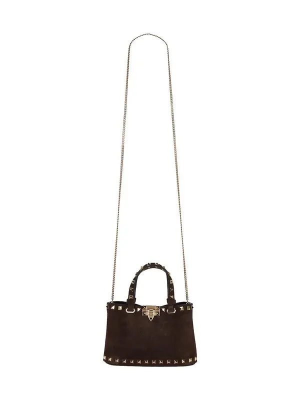 Valentino Garavani Rockstud Mini Bag - Ebony Brown