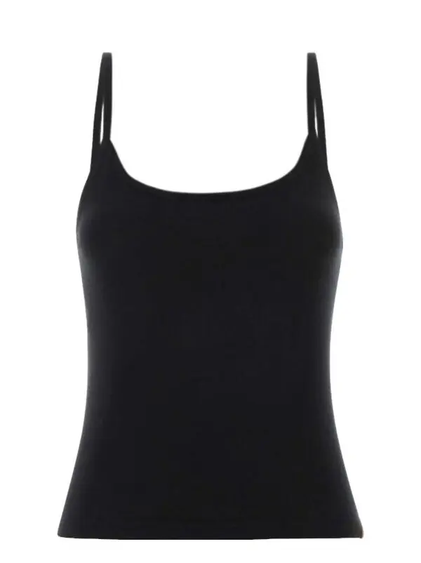 Extreme Cashmere Britney Fitted Tank Top - Black