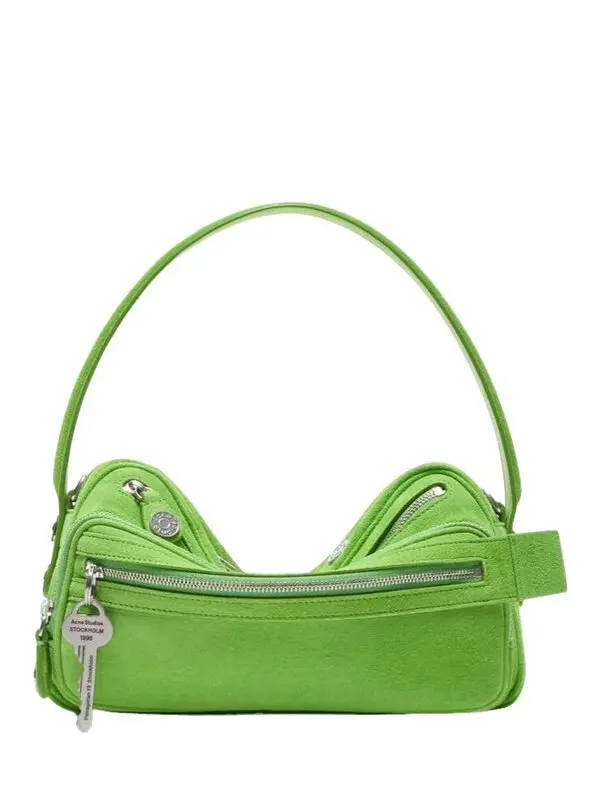 Acne Studios Suede Shoulder Bag - Green
