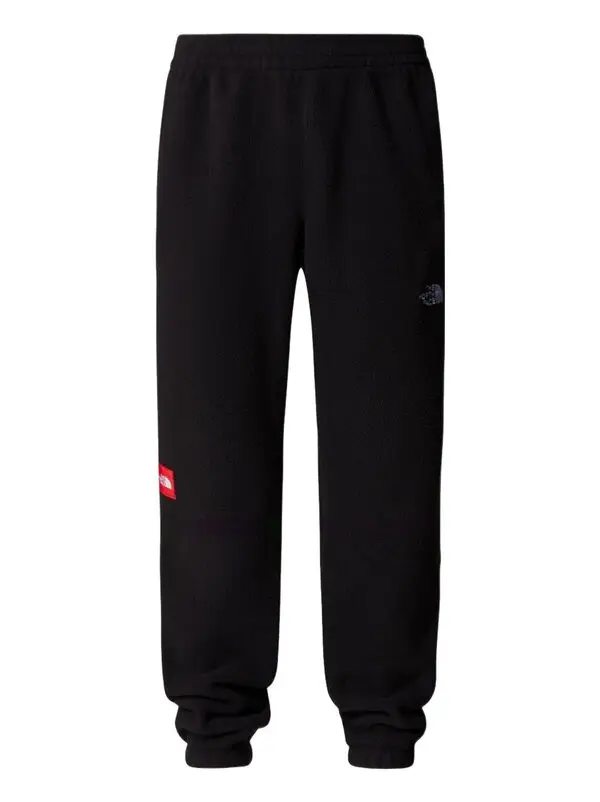 The North Face Logo Embroidered Fleece Pants - Black