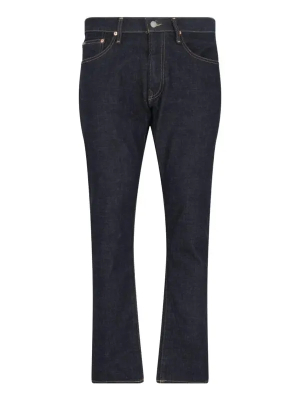Polo Ralph Lauren Logo Patch Denim Jeans - Black