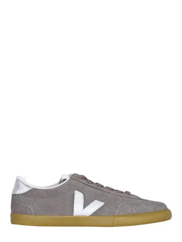 VEJA Logo Lace-up Low-top Sneakers - Gray
