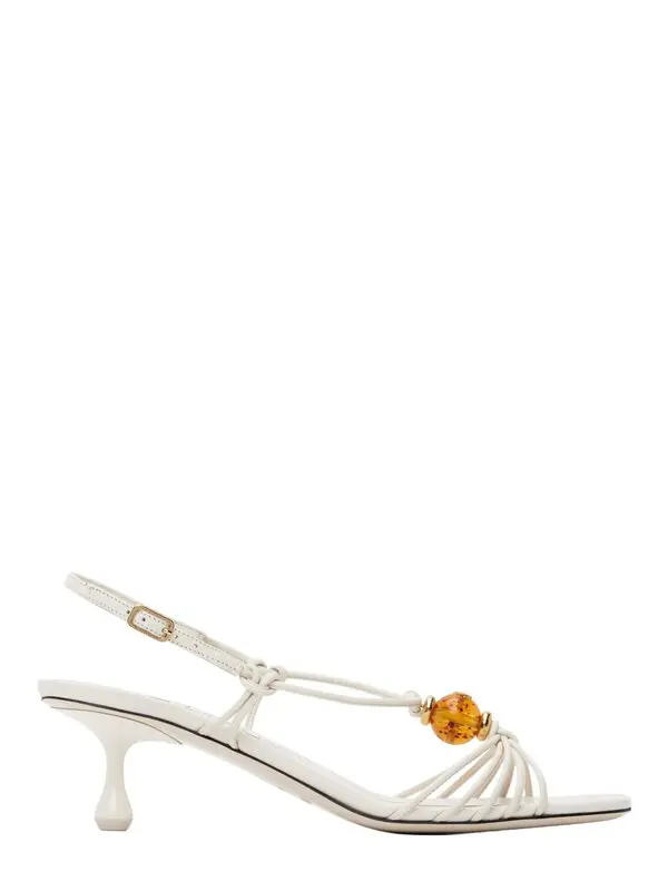 JIMMY CHOO Lova 50 High-heeled Sandals - Latte