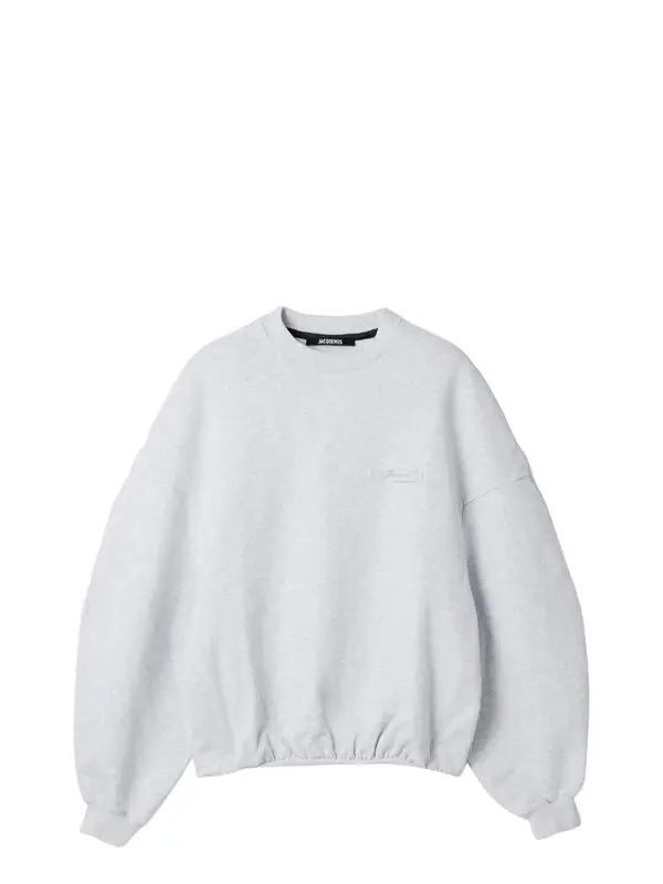 Jacquemus Long Sleeve Sweatshirt - Grey