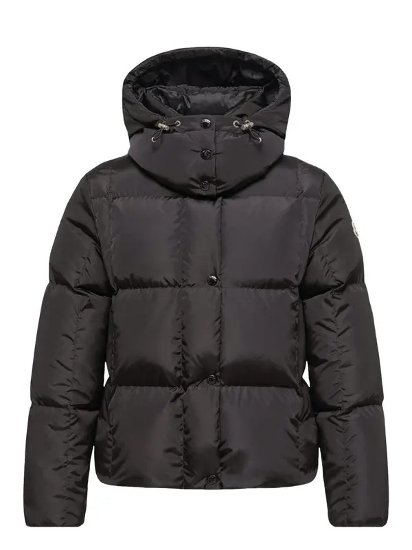 Moncler Castlenew Hooded Down Jacket - Black