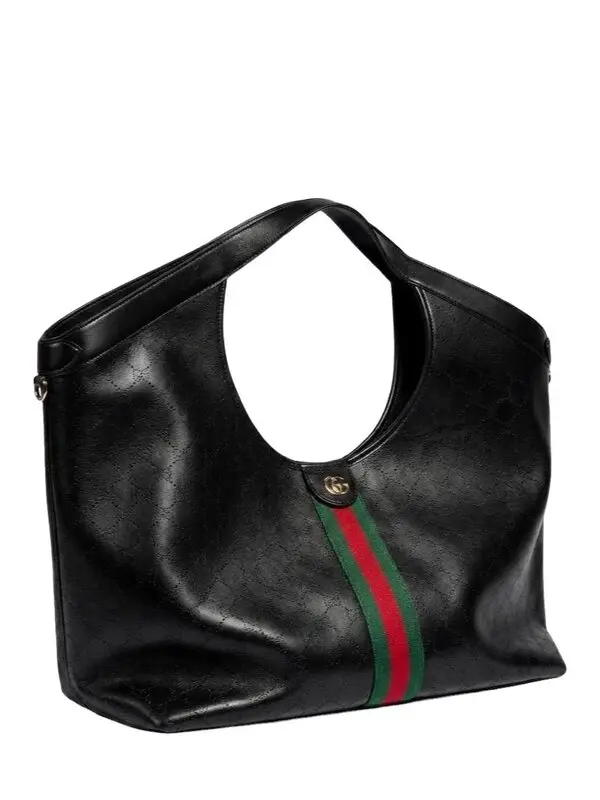 Gucci Giglio Large Tote Bag - Black