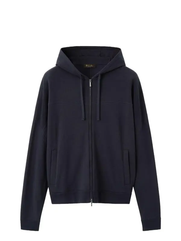 Loro Piana Neem Bomber Jacket - Navy Blue