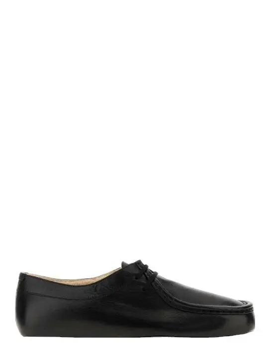 JIL SANDER Lace-up Flat Sole - Black