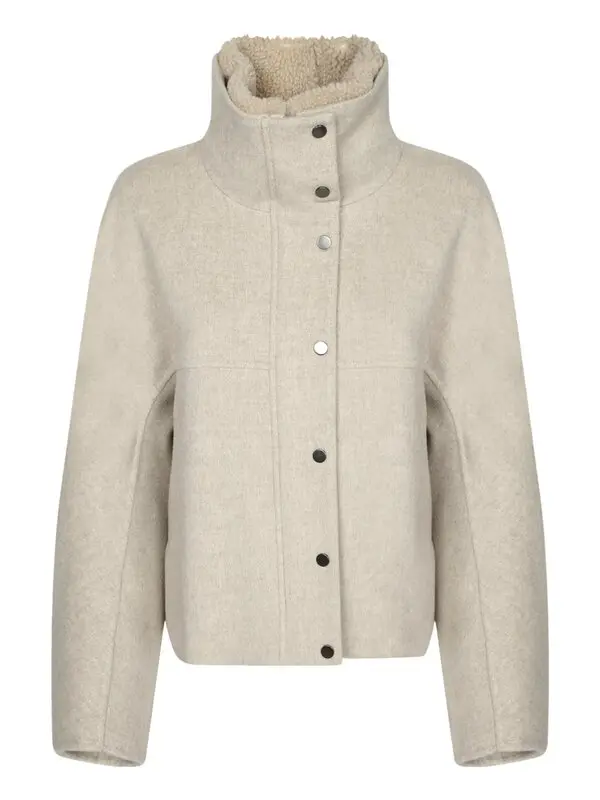 Brunello Cucinelli High-neck Long-sleeve Padded Jacket - No