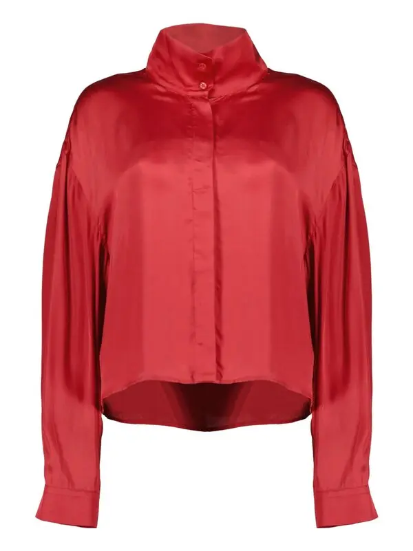 IRO PARIS Nocciola High Neck Top - Red