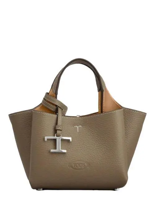 TOD'S Extra-small Logo Shoulder Bag - Brown