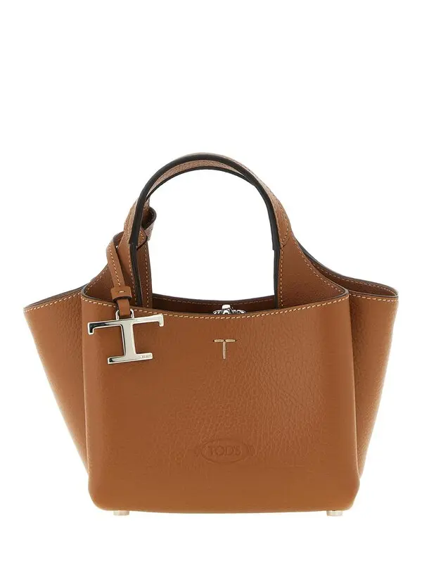 TOD'S Micro T Timeless Tote Bag - Brown
