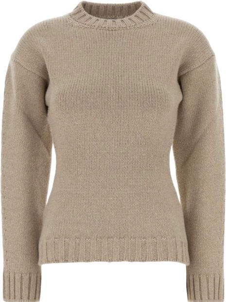 JIL SANDER Long Sleeved Jumper - Beige