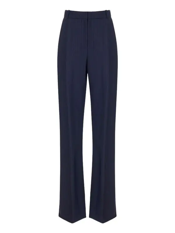 Elisabetta Franchi Pinstriped Palazzo Pants - Black