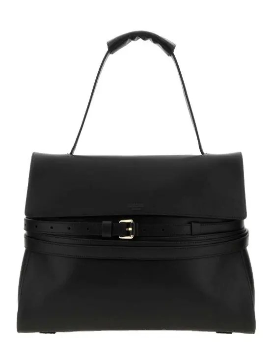 Moschino Top Handle Shoulder Bag - Black