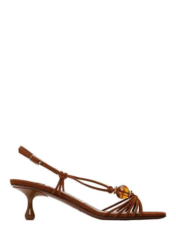 JIMMY CHOO Lova 50 High-heeled Sandals - Tan