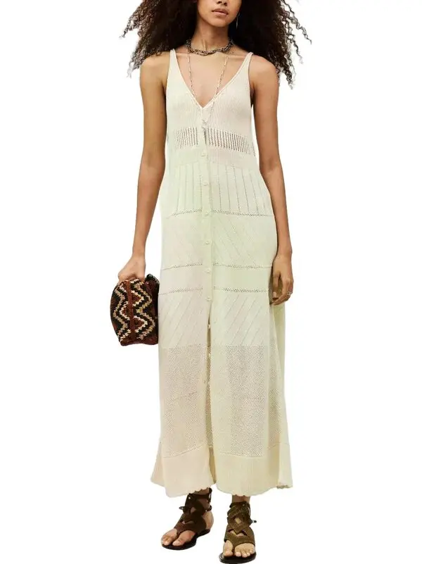 Ba&sh Joelle Midi Dress - Neutrals