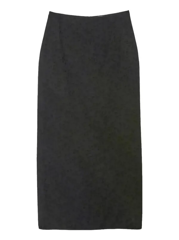 Cecilie Bahnsen Eira Matelassé Midi Skirt - Black