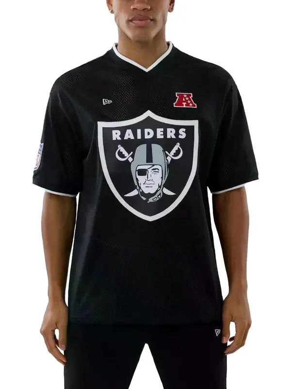 New Era Las Vegas Raiders Nfl Oversized Mesh T-shirt - Black