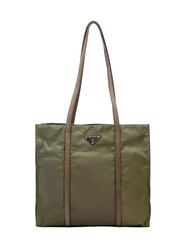 Prada Tessuto Tote Bag - Green
