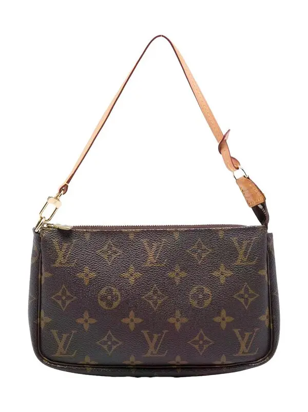 LOUIS VUITTON Monogram Pochette Accessoires Shoulder Bag - Brown