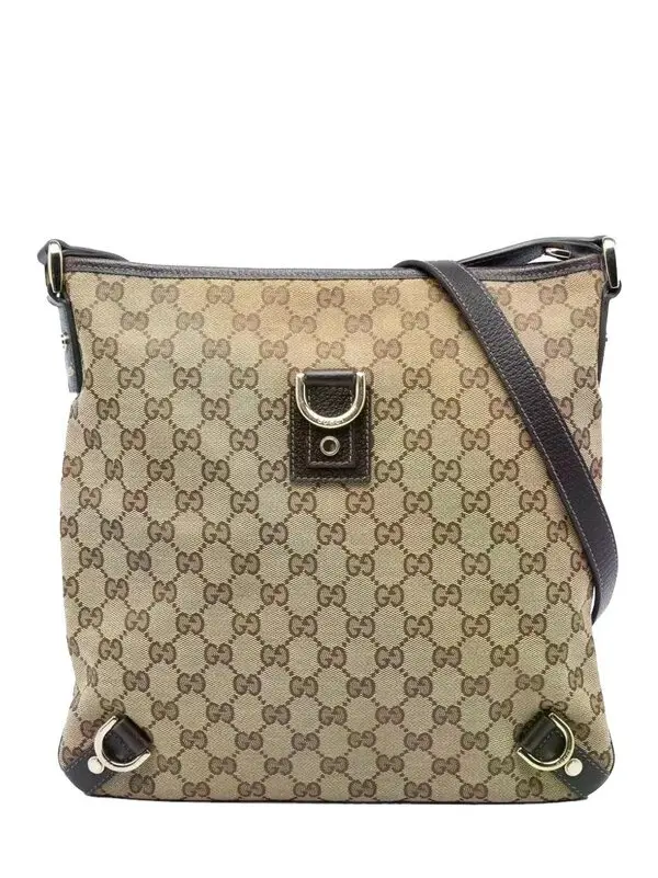 Gucci Gg Canvas Abbey D Ring Crossbody Bag - Neutrals