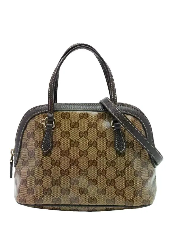 Gucci 2016-2026 Mini Gg Crystal Dome Satchel - Neutrals