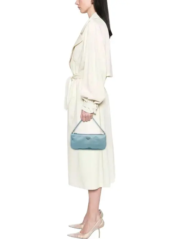 Prada Tessuto Shoulder Bag - Blue
