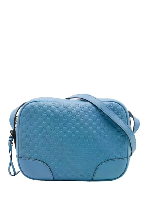 Gucci Microssima Bree Crossbody Bag - Blue