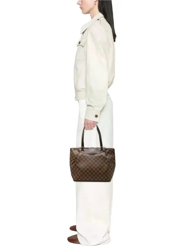 LOUIS VUITTON Damier Ebene Westminster Gm Shoulder Bag - Brown
