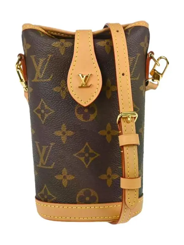 LOUIS VUITTON Monogram Canvas Cross Body Bag - Brown