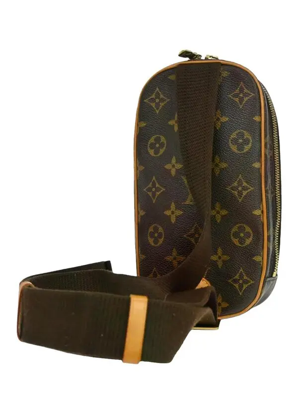 LOUIS VUITTON 2003 Pochette Gange Monogram Belt Bag - Brown