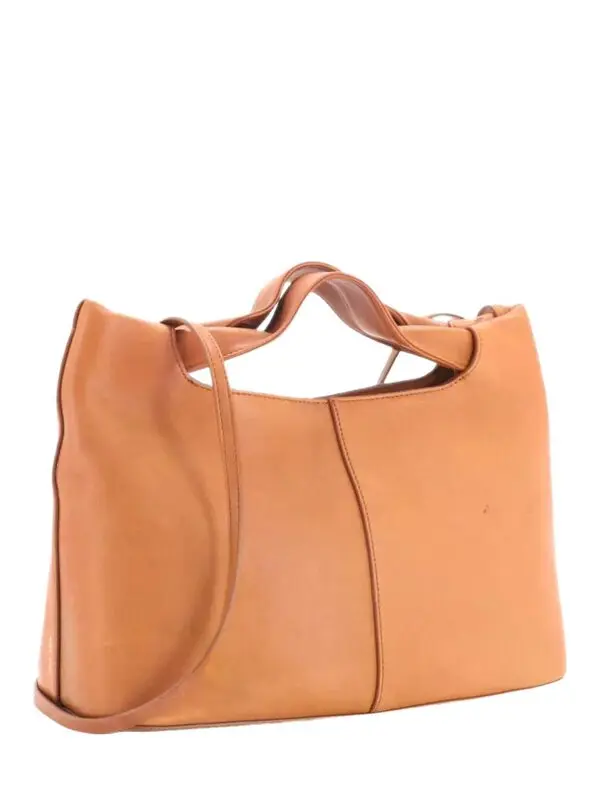 THE ROW Camden Leather Satchel - Brown