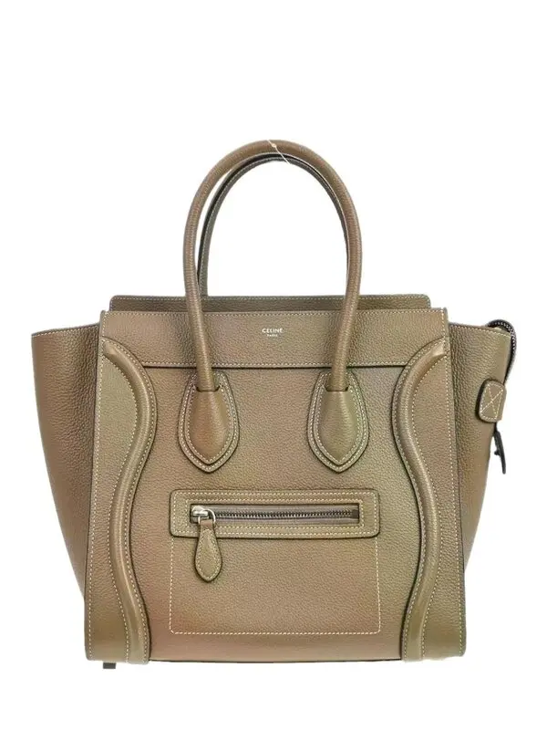 Celine 2022 Luggage Micro Tote Bag - Brown