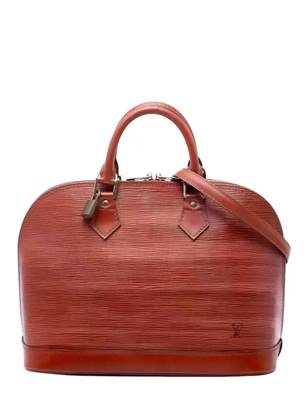 LOUIS VUITTON Epi Alma Pm Satchel - Brown
