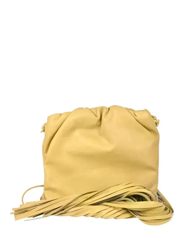 Bottega Veneta 1990-2000s Fringe Leather Shoulder Bag - Neutrals