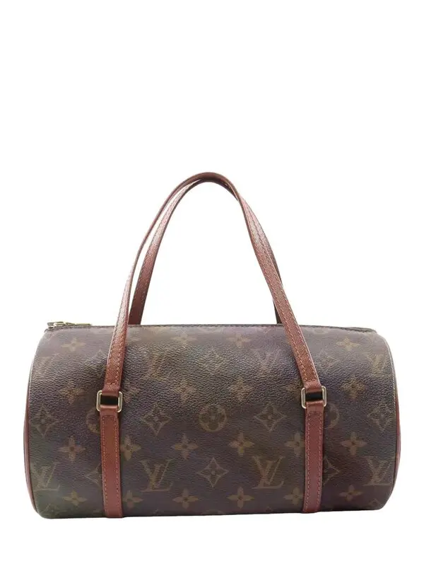LOUIS VUITTON 2001 Monogram Papillon 26 Handbag - Brown