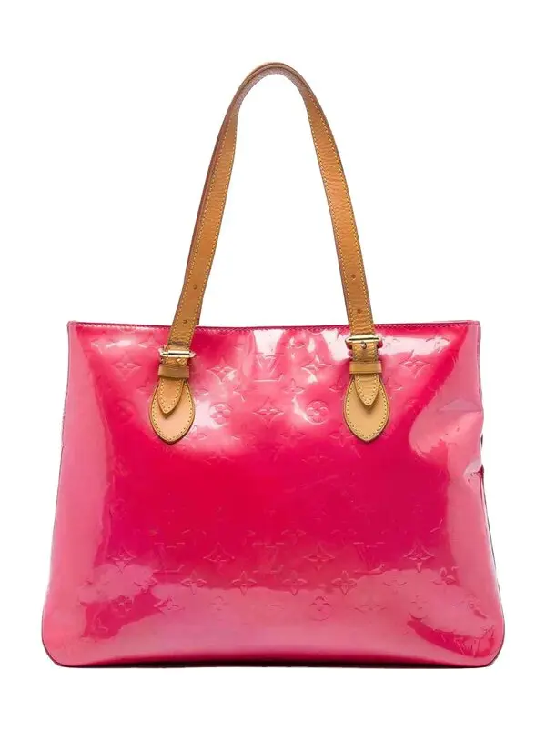 LOUIS VUITTON Monogram Vernis Brentwood Tote Bag - Pink