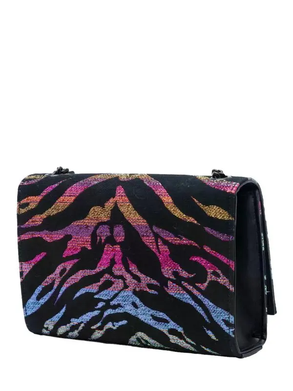 Saint Laurent Monogram Kate Small Canvas Crossbody Bag - Black