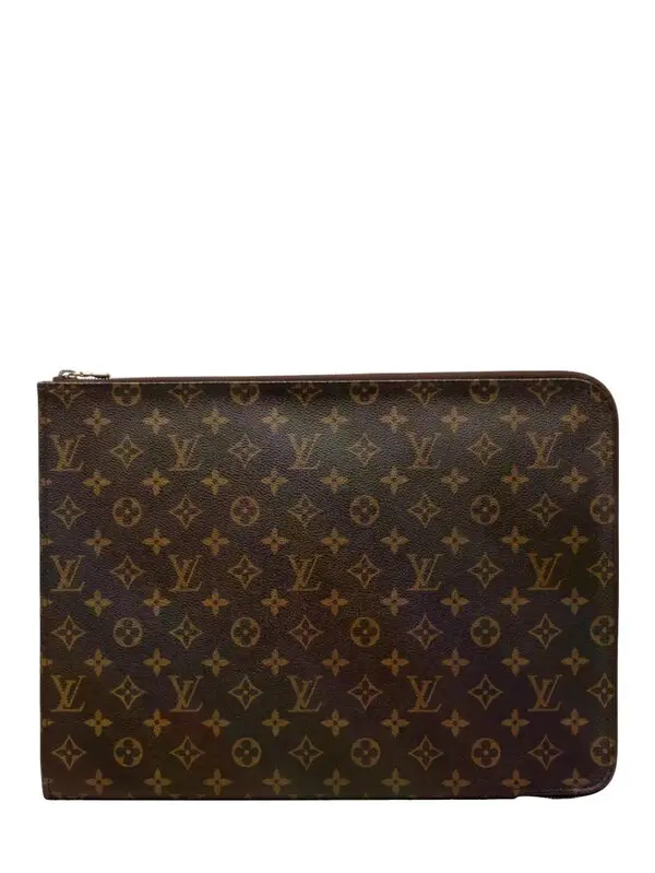 LOUIS VUITTON Monogram Etui Voyage Gm Clutch Bag - Brown