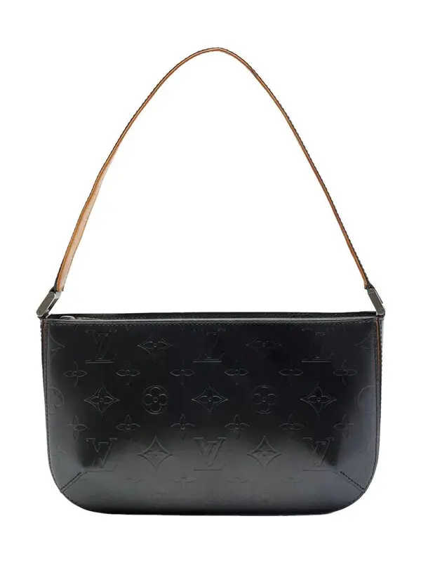 LOUIS VUITTON Monogram Mat Fowler Shoulder Bag - Grey